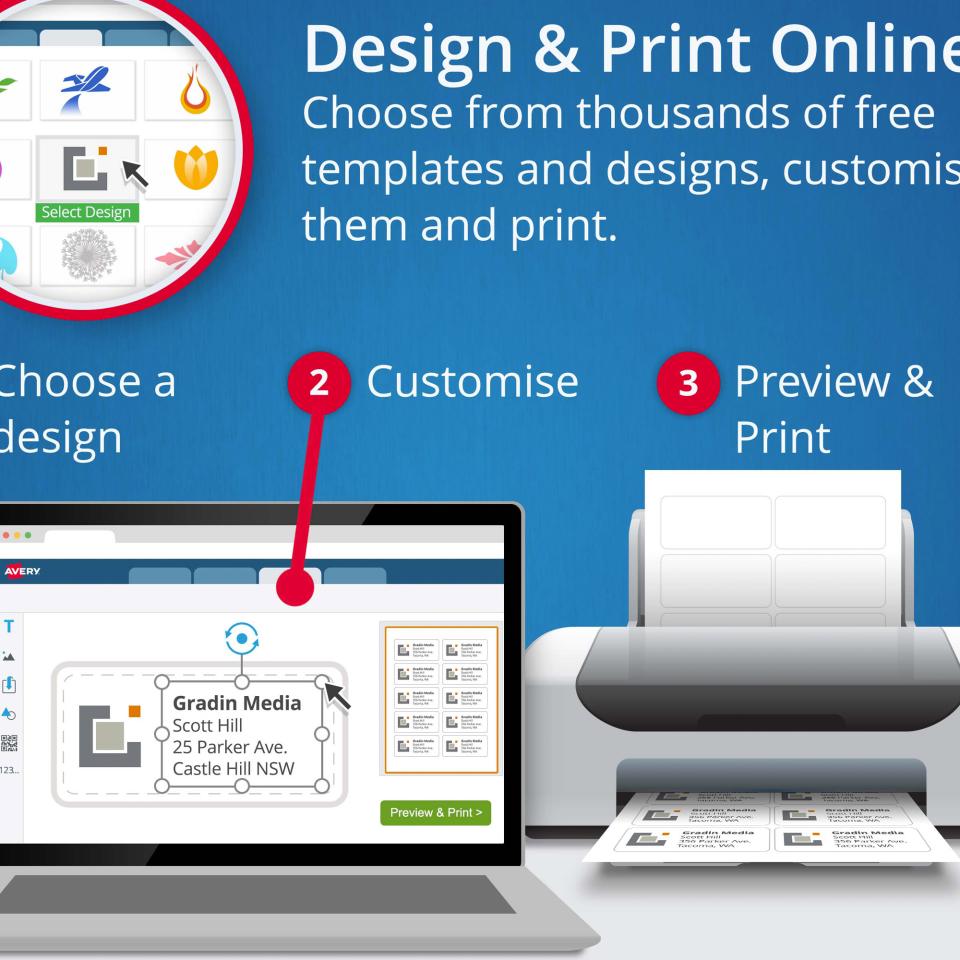 Avery L7060 Heavy Duty Labels for Laser Printers 63.5 x 38.1mm White ...