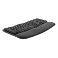 Logitech Wave For Business Ergonomic Wireless Bluetooth Keyboard | Winc