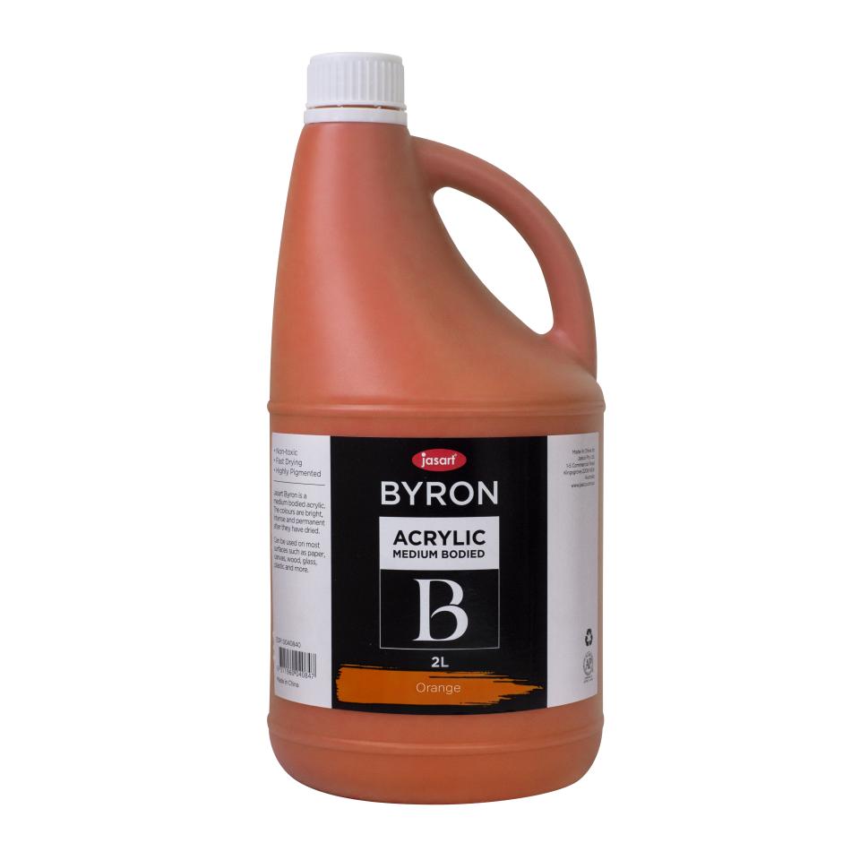 Jasart Byron Acrylic Paint 2L Orange | Winc