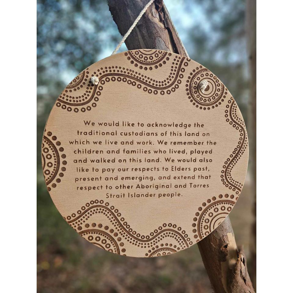 Marara Designs Acknowledgement Plaque 30cm | Winc