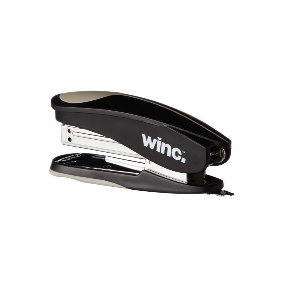 Winc Premium Half Strip Front Load Stapler Plastic Black | Winc