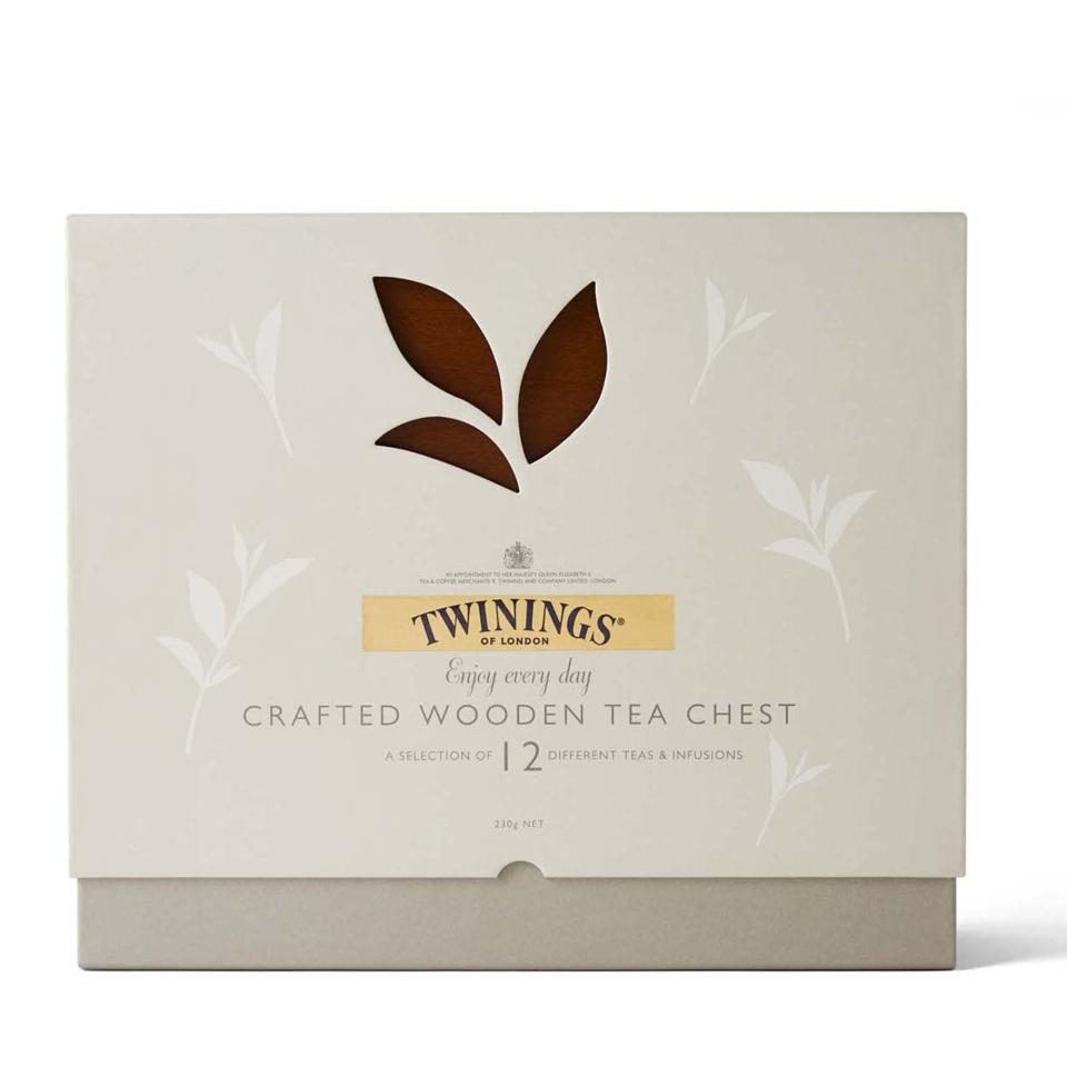 Twinings Tea Chest with 12 Compartments Including 12 Tea Varieties | Winc