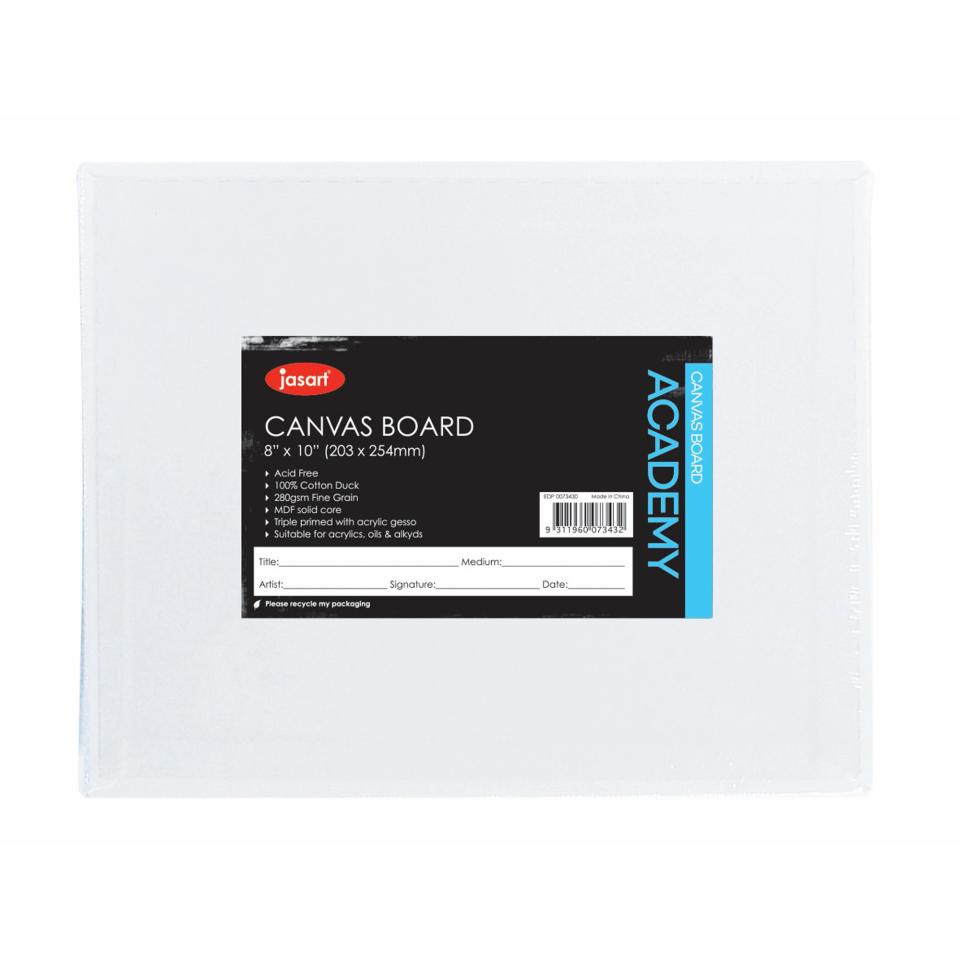 Jasart Academy Canvas Board 8 X 10 Inch | Winc