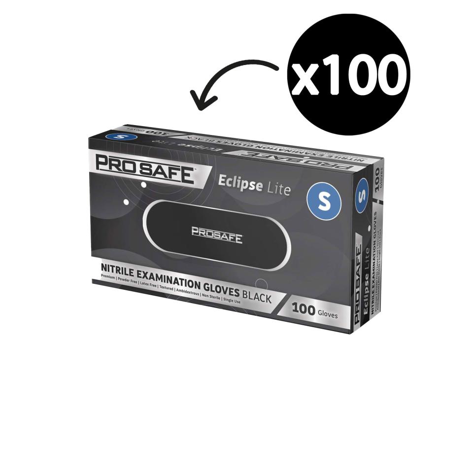 Prosafe Black Eclipse Lite Nitrile Powder Free Gloves | Winc