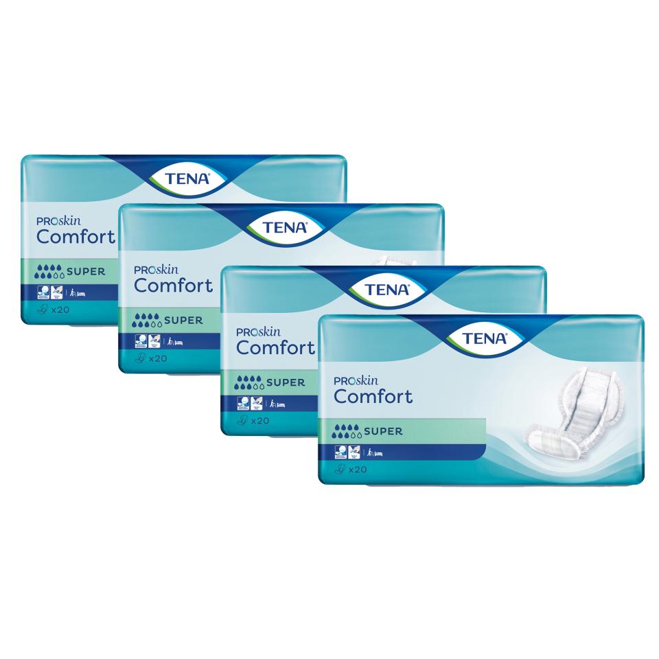 Tena Comfort Pad Super 20 Pack Carton 4 | Winc