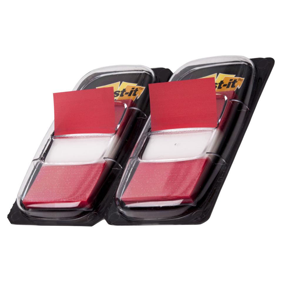 Post-It Flags 25.4 x 43.2mm Red Pack 2 | Winc