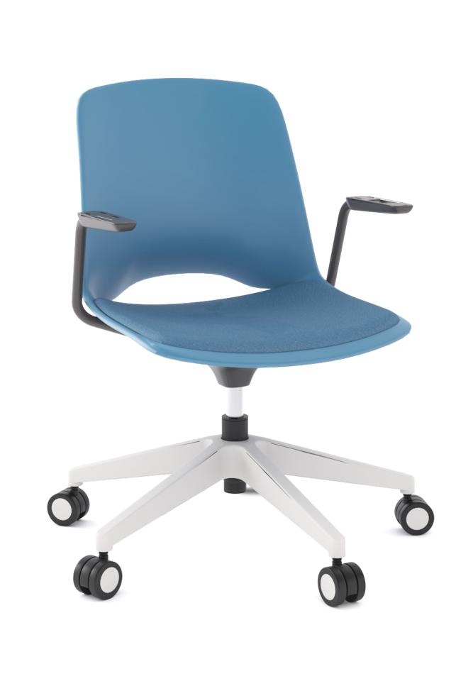 OLG Vista Swivel Task Chair with Seat Pad Upholstery | Winc