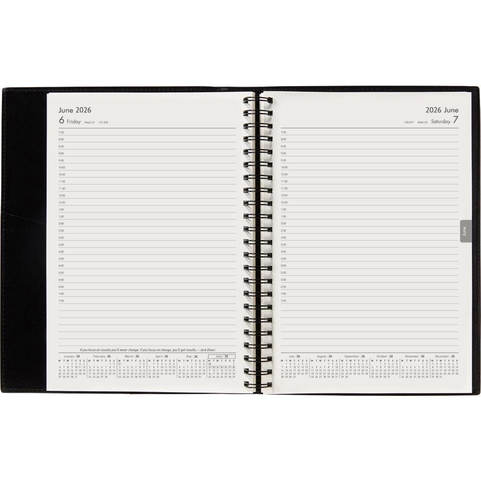 Winc 2026 Wiro Diary A5 Day to Page Black | Winc
