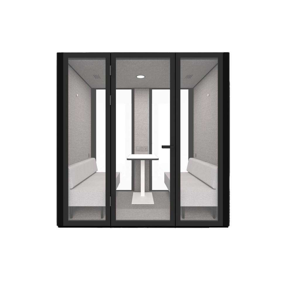 Rapidline Bquiet 2-4 Person Acoustic Meeting Pod Express | Winc