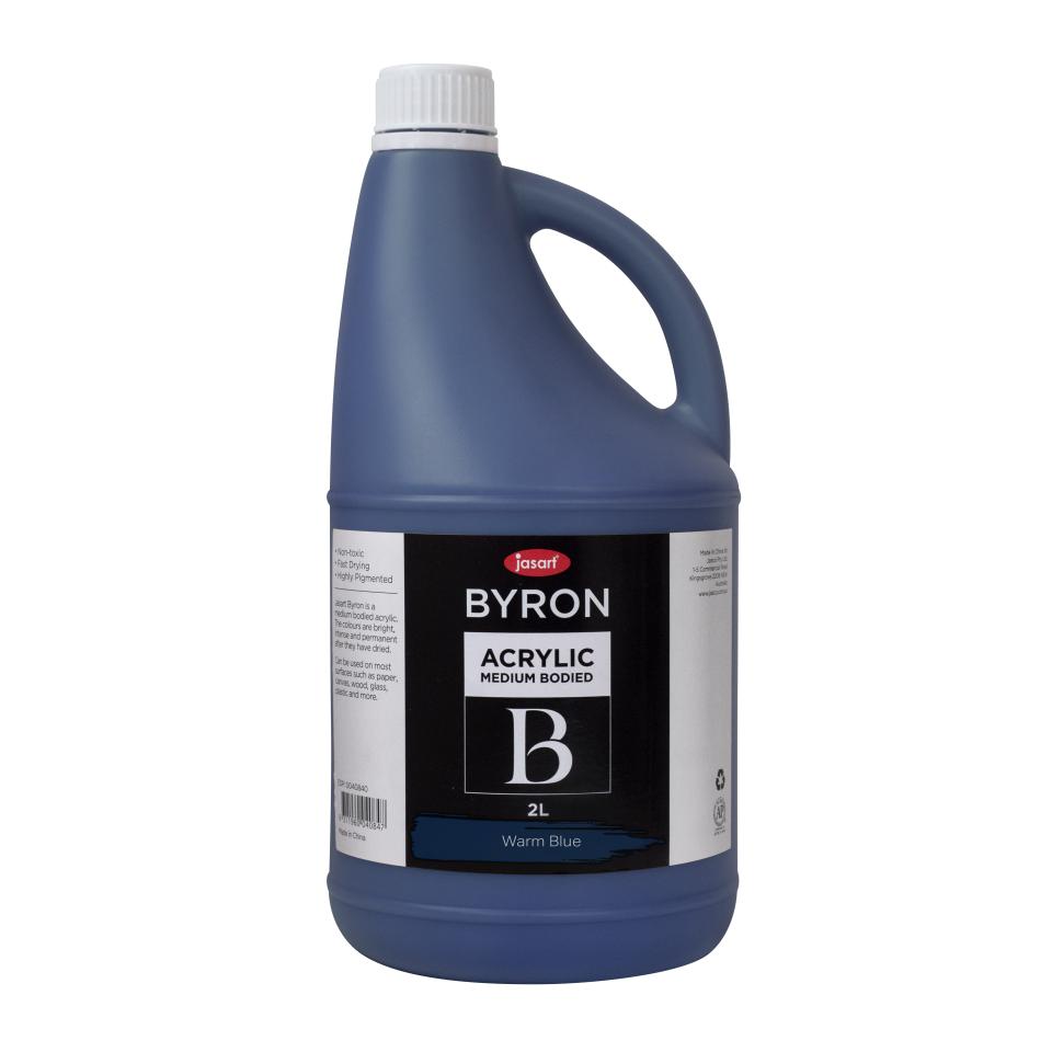 Jasart Byron Acrylic Paint 2L Warm Blue | Winc