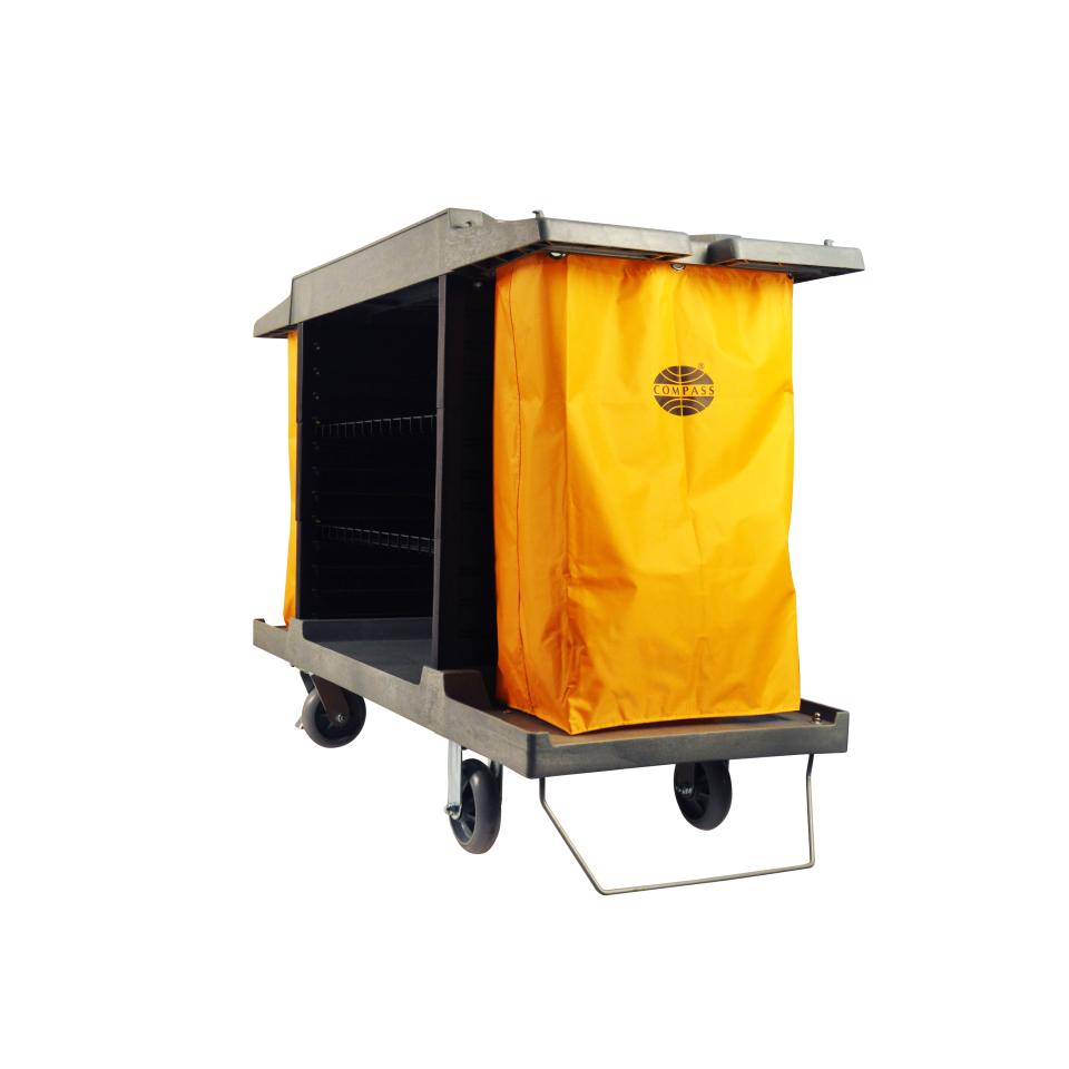 Compass Compact Open Front Housekeeping Trolley | Winc