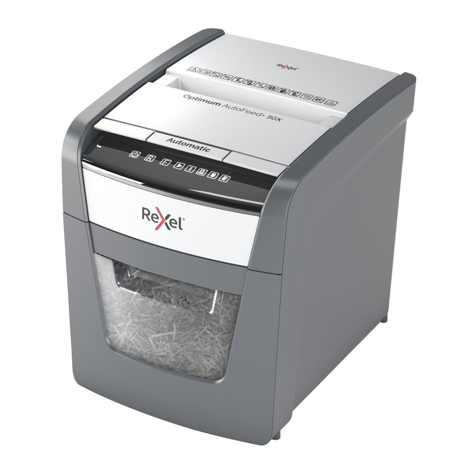 Rexel Optimum Auto+ 50x Cross Cut Shredder | Winc