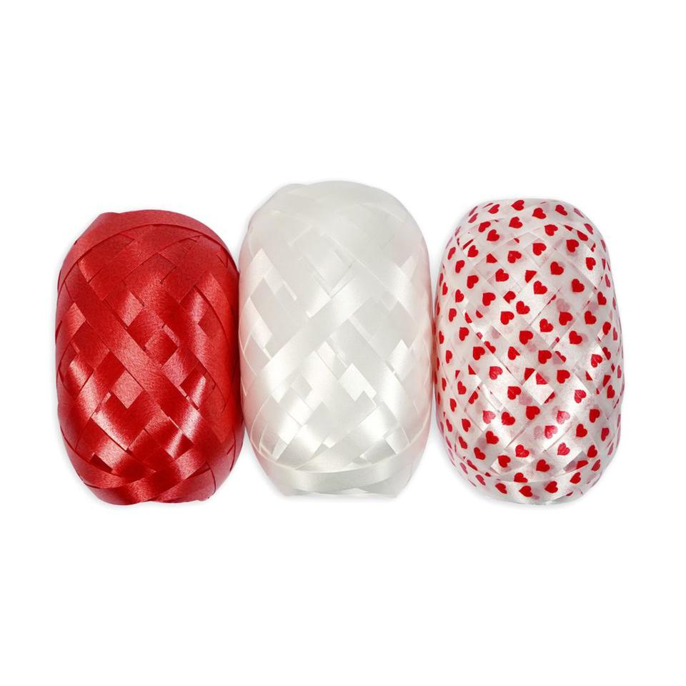 Arbee Curling Ribbon Heart Mix 10m Pack 3 | Winc