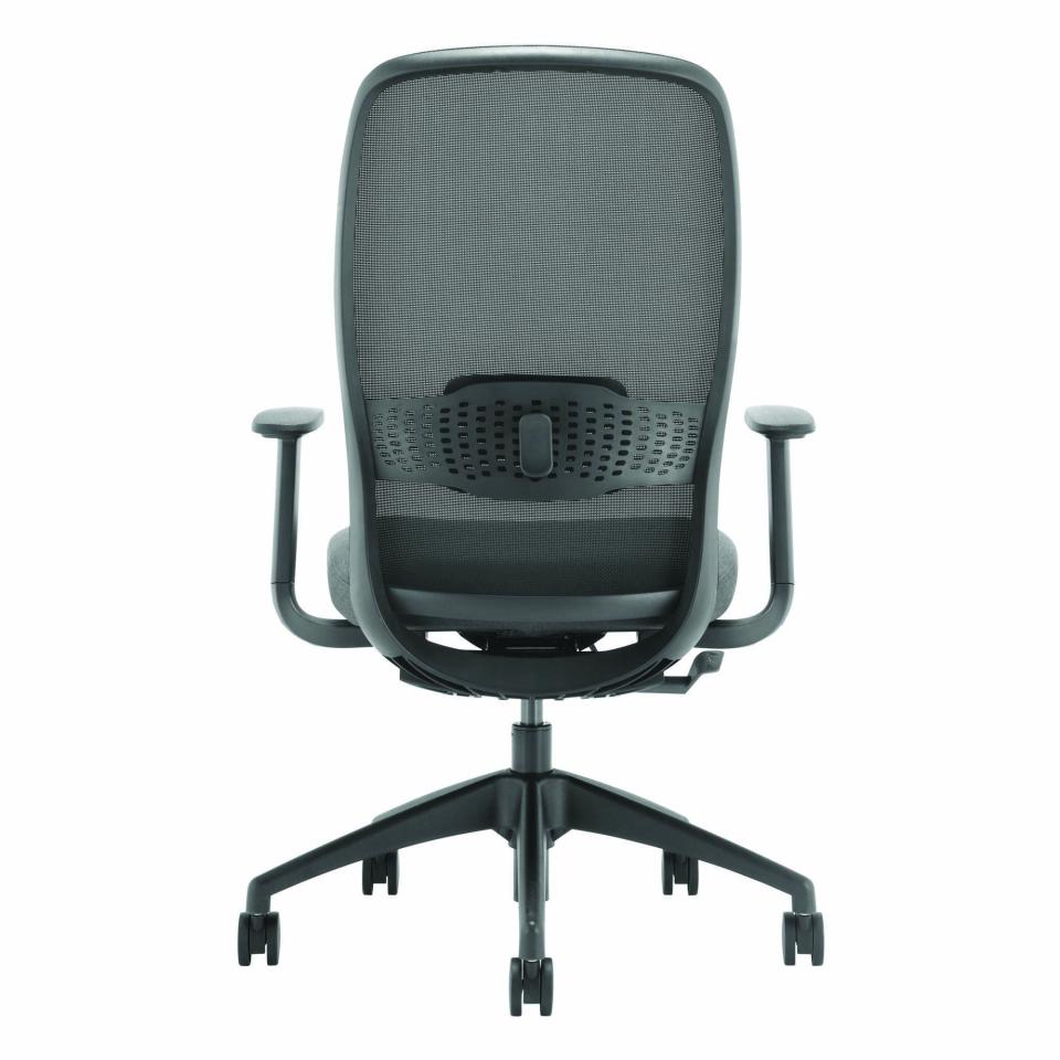 Buro NX Mesh Chair Grey with Black Frame with 2D Arms | Winc
