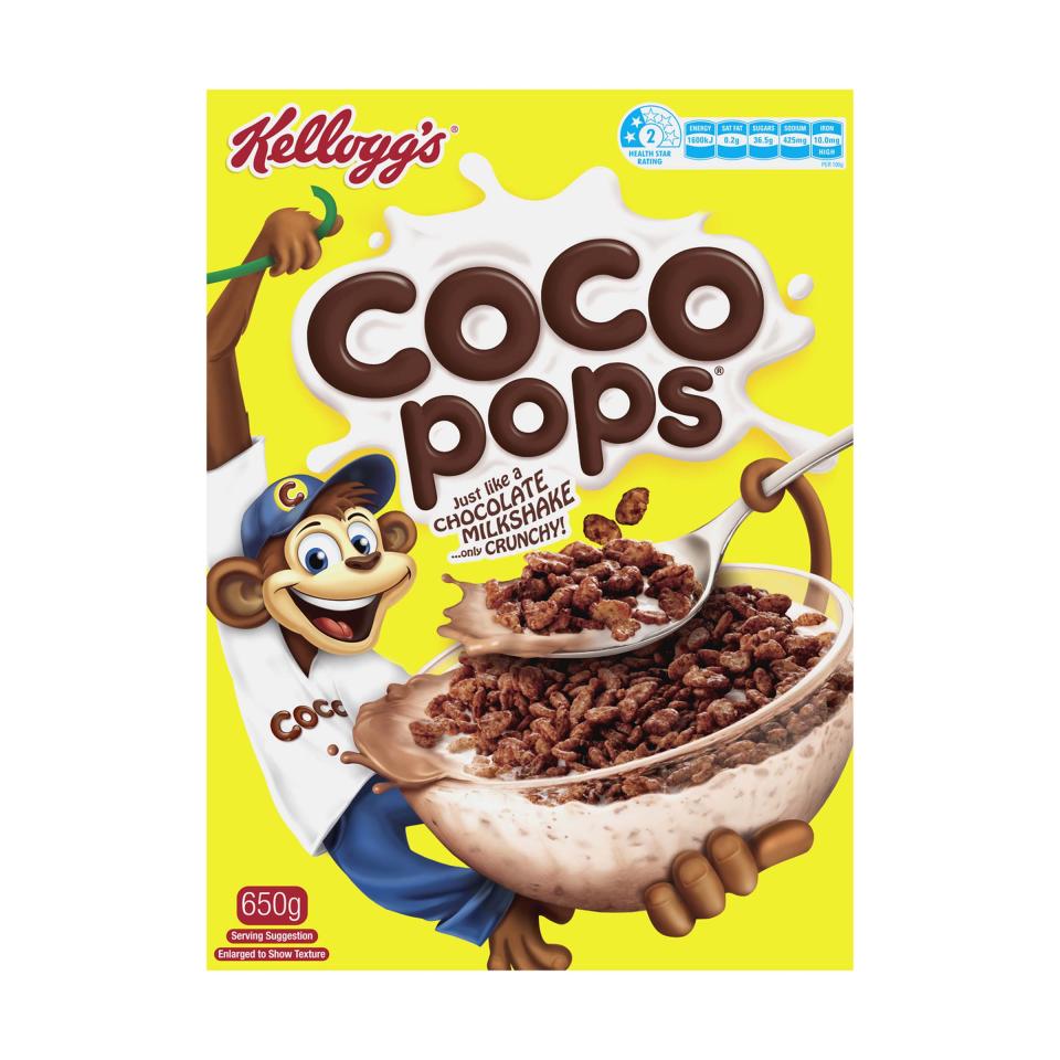Kelloggs Coco Pops Chocolatey Breakfast Cereal 650g | Winc