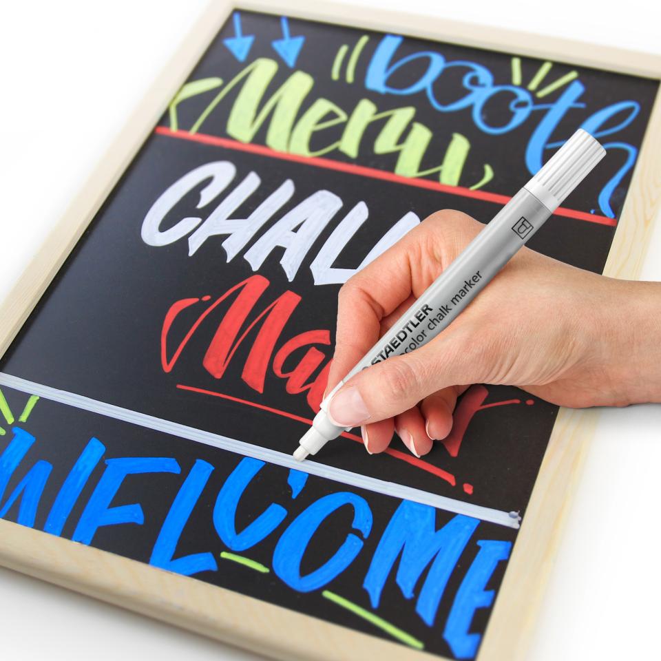 Staedtler Lumocolor Chalk Marker 344 Assorted Pack 8 | Winc