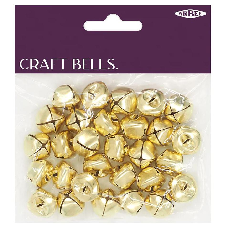 Arbee Craft Folley Bells 18mm Gold 25 Packet | Winc