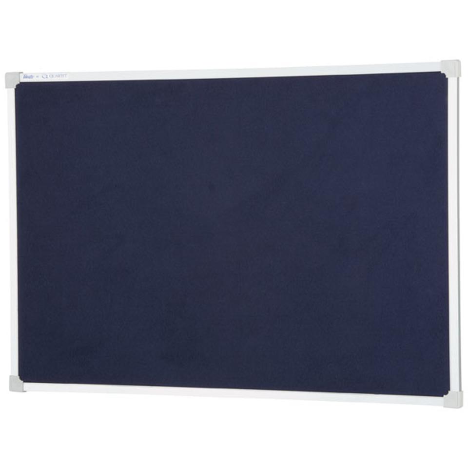 Quartet Penrite Felt Pinboard 1200 x 900mm Blue | Winc