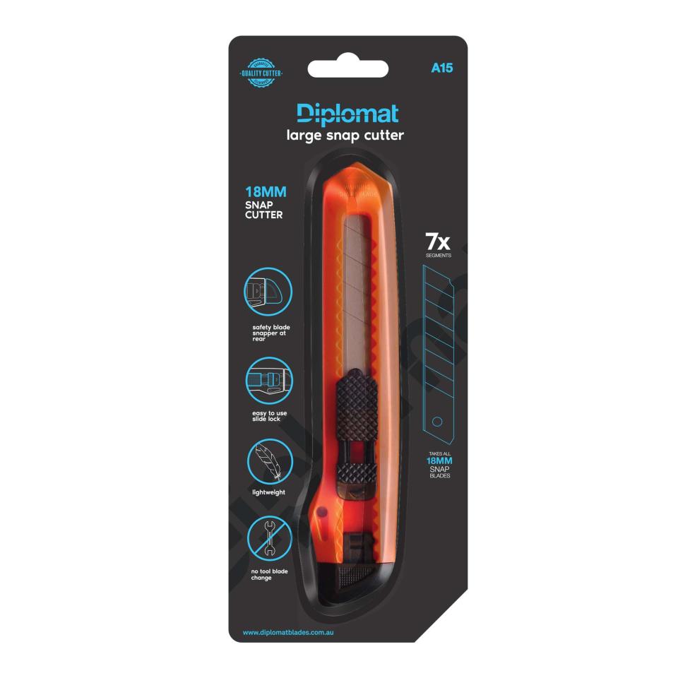 Diplomat A15 Large Snap Cutter 18mm | Winc