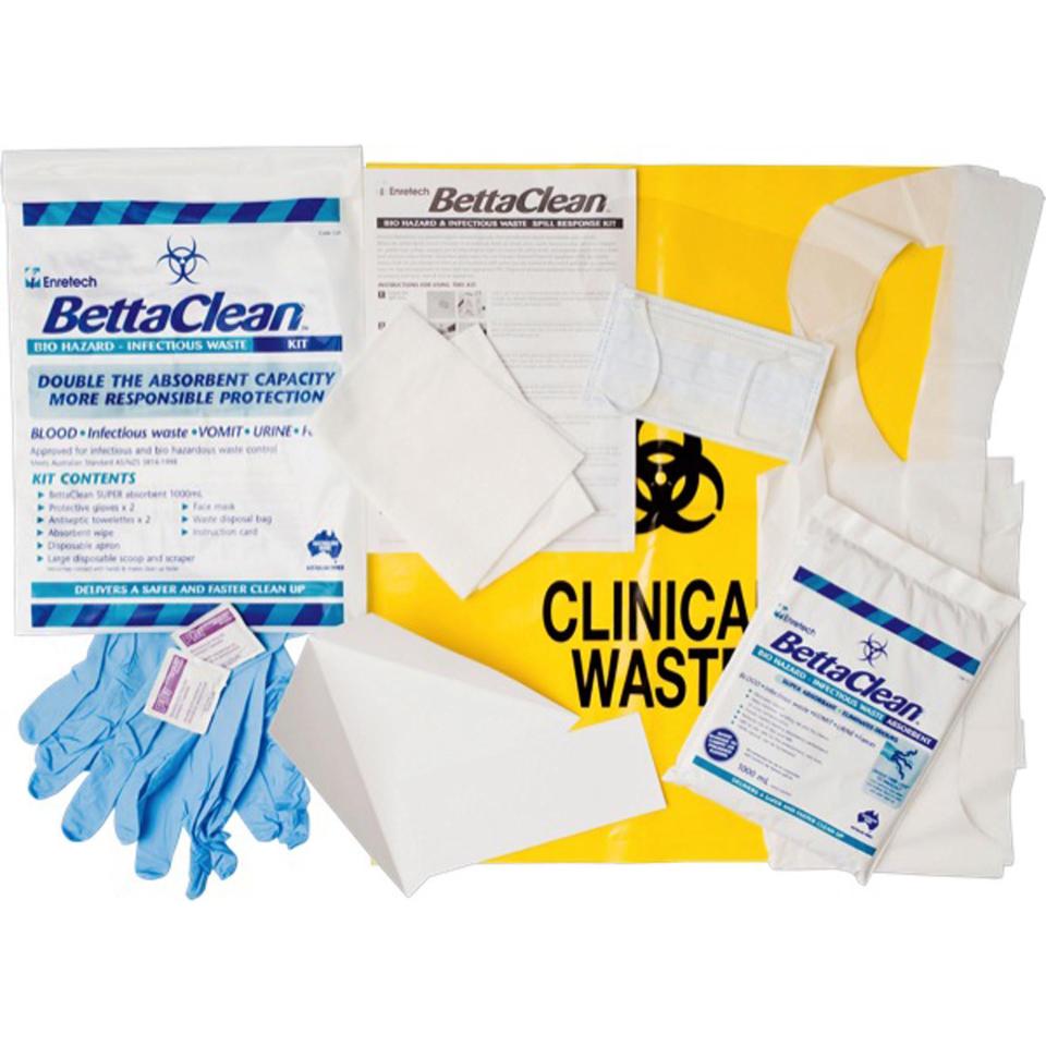 Bettaclean Biohazard Waste Spill Response Kit 500ml | Winc