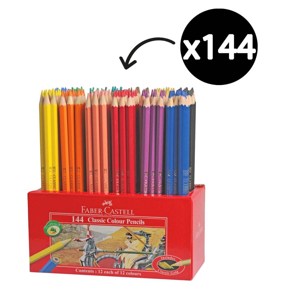 Faber-Castell Classic Colour Pencils Pack 144 | Winc