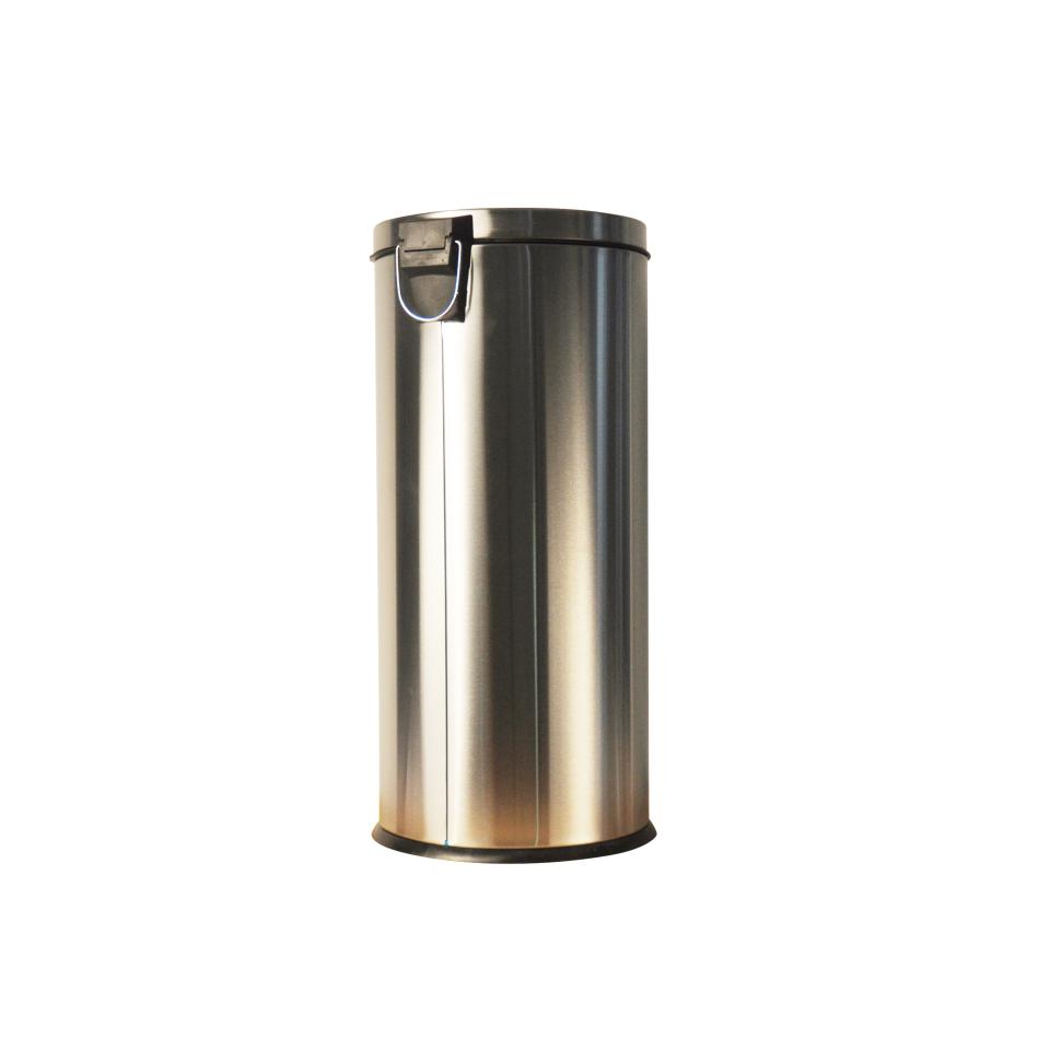 Compass Brushed Stainless Steel Pedal Bin 650h x 295dmm 30L | Winc