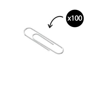 Winc Steel Paper Clip 33mm Box 100 | Winc