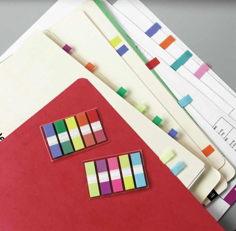 Post-it Portable Mini Flags Assorted Pack 5 | Winc