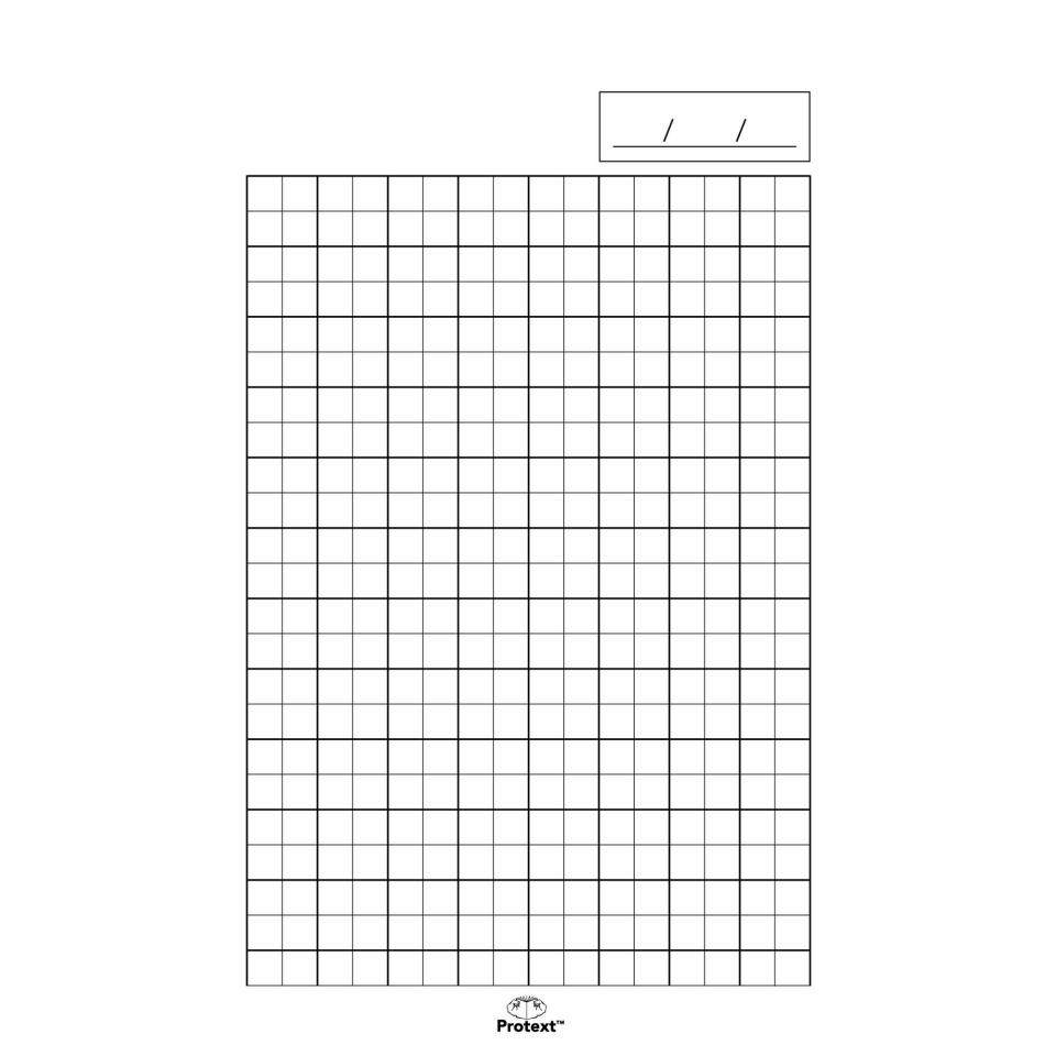 Protext Waterproof Notepad 150 x 100mm 5mm Graph Grid 100gsm Assorted ...