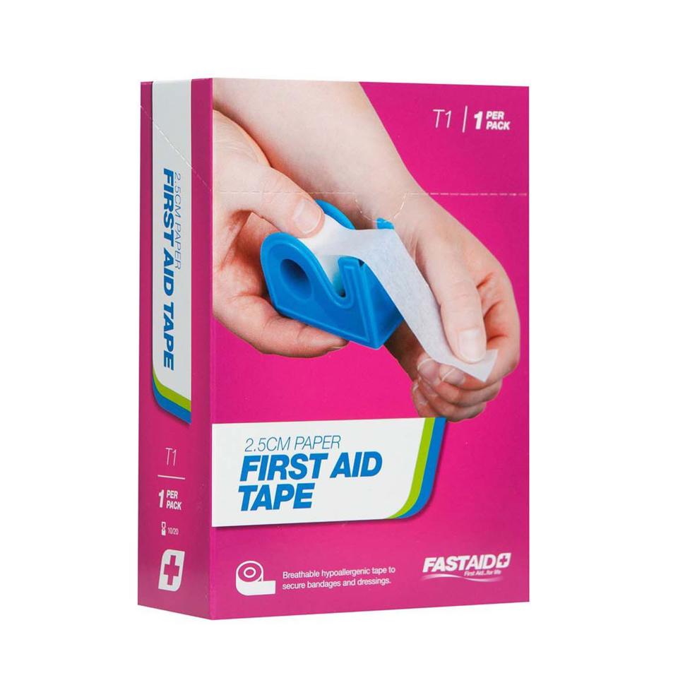 T1 Fastaid Hypoallergenic Paper Tape 2.5cm X 9m | Winc
