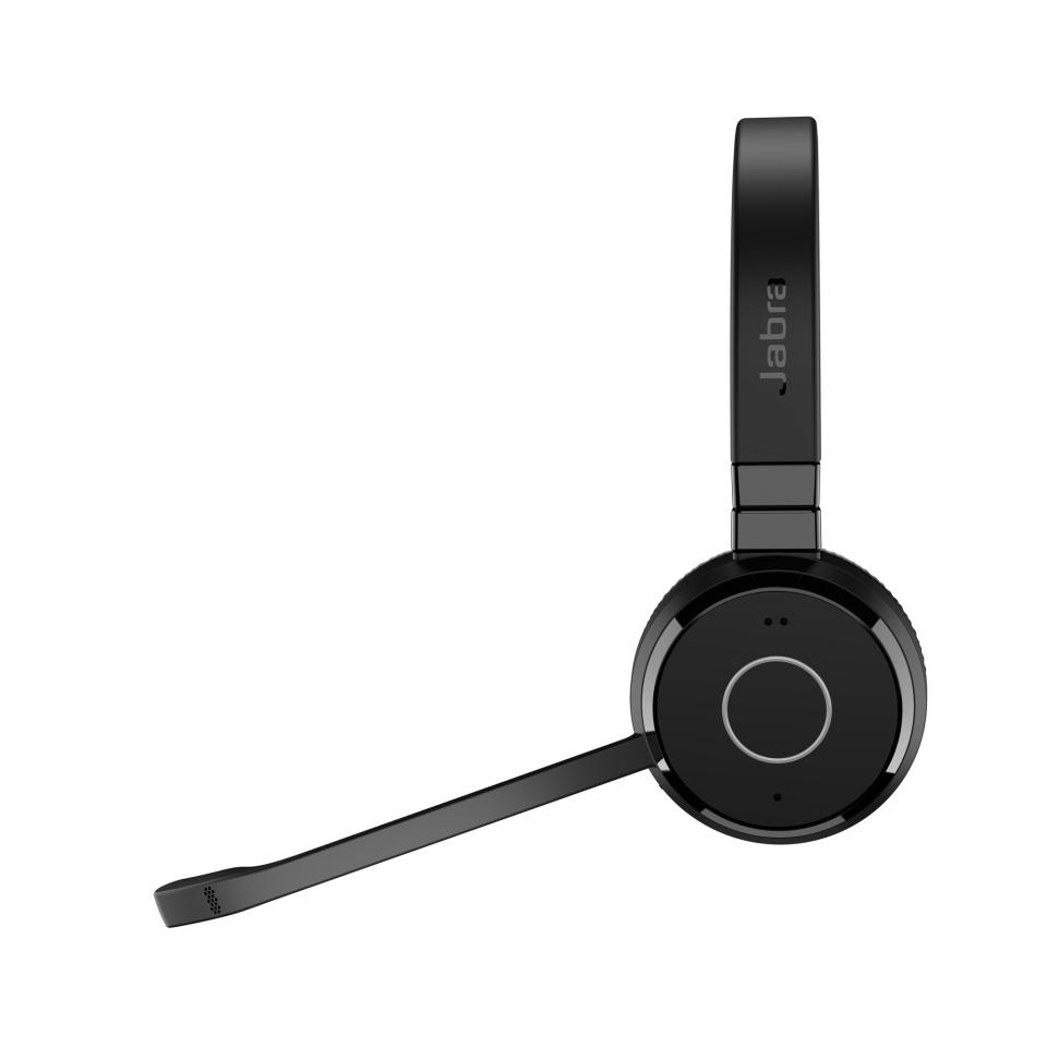 Evolve 65 TE Wireless Stereo Headset Teams 30m Range Noise Cancelling ...