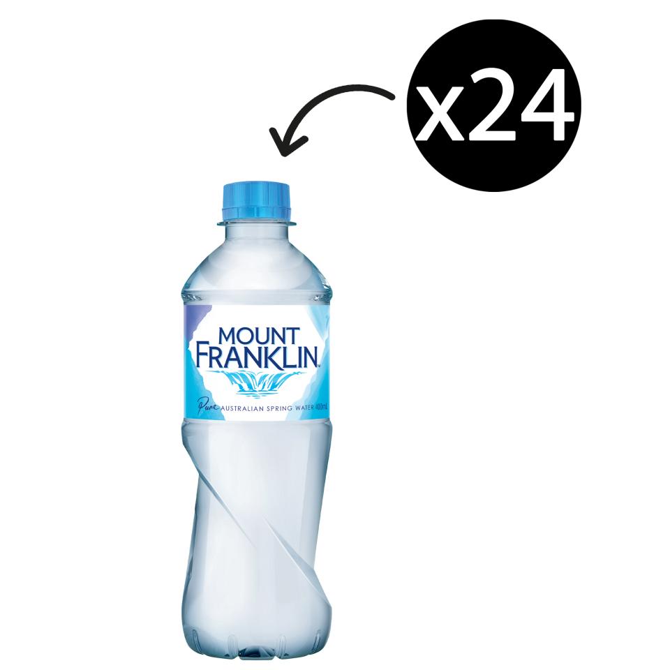 Mount Franklin Water 400ml Carton 24 | Winc