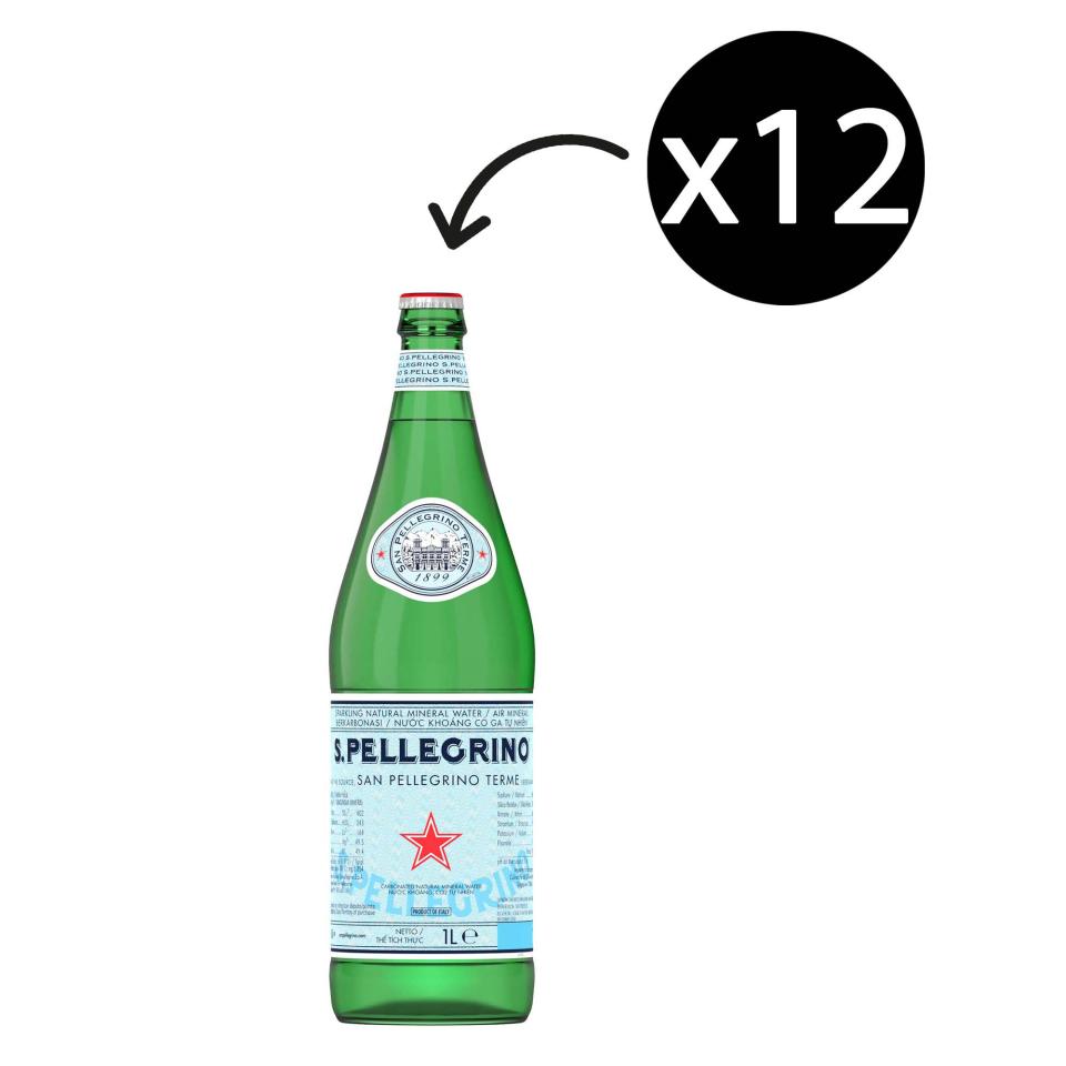 St.Pellegrino Sparkling Mineral Water 1 Litre Carton 12 | Winc