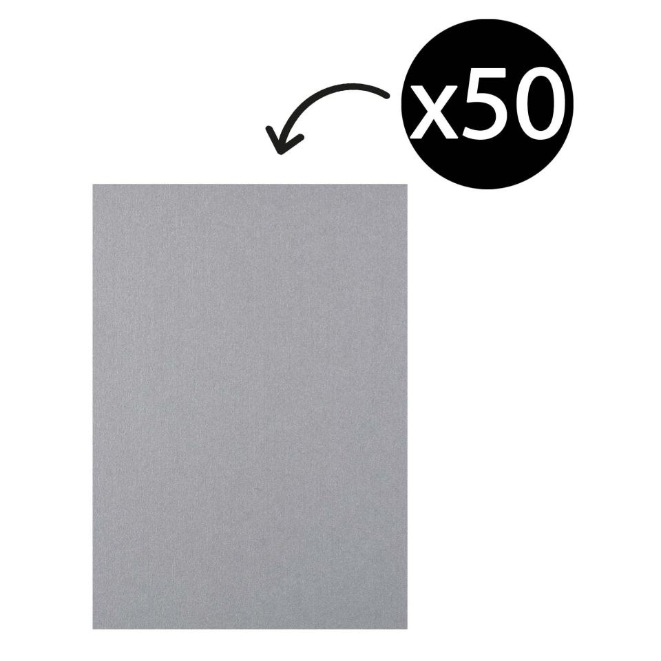 Winc Specialty Paper Shimmer A4 120gsm Silver Pack 50 | Winc