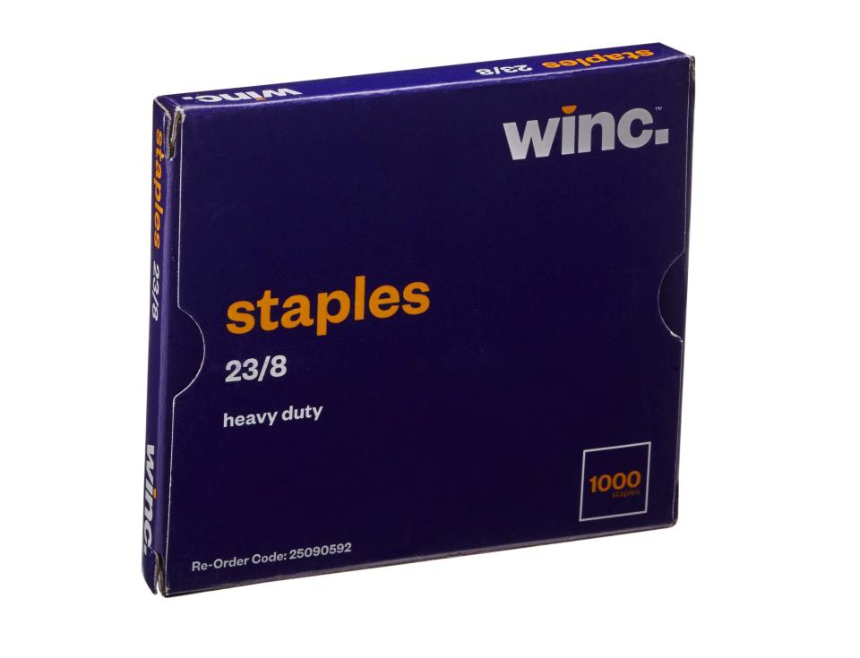 Winc Heavy Duty Staples 23/8 Box 1000 | Winc
