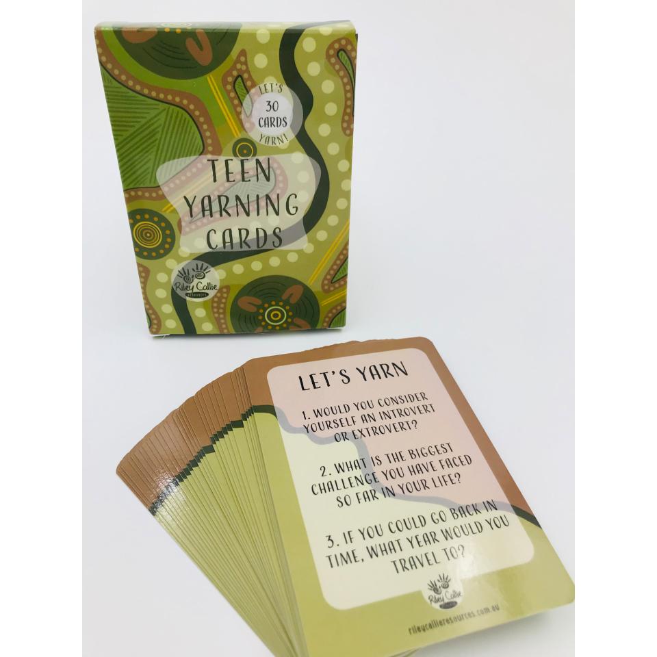 Riley Callie Resources Teen Yarning Cards Green And Brown Set 30 | Winc