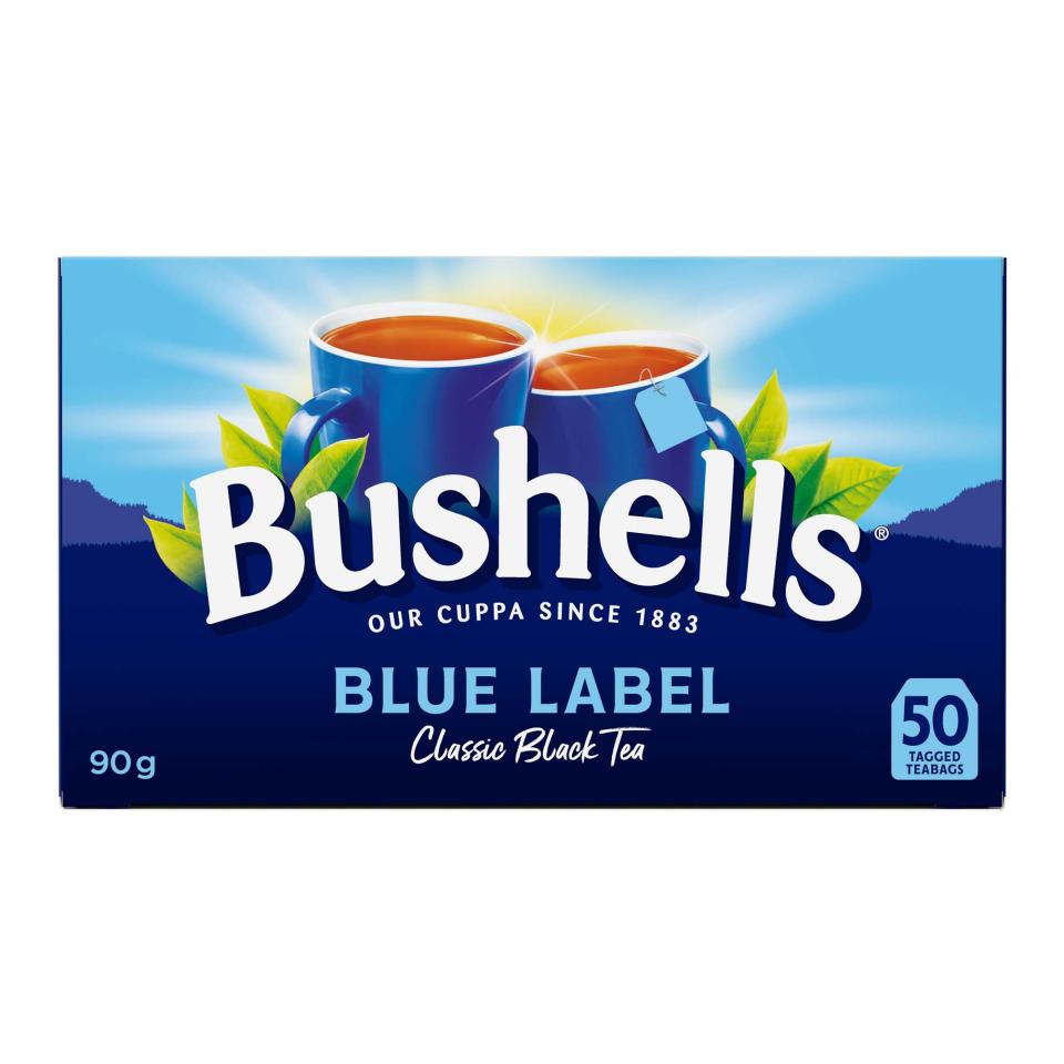 Bushells Blue Label Classic Black Tea Bags Pack 50 | Winc