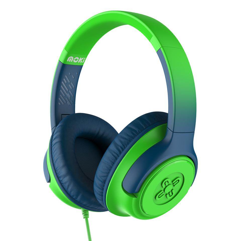 Moki Mixi Type-c Connect Wired Volume Limited Headphones - Green/blue ...