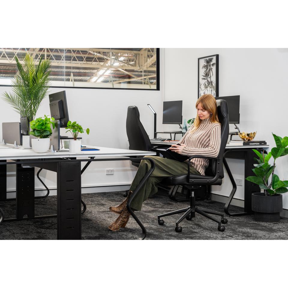 Winc Ambition New York Executive Chair PU Upholstery with 5 Star Castor ...
