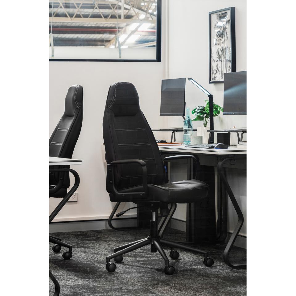 Winc Ambition New York Executive Chair PU Upholstery with 5 Star Castor ...