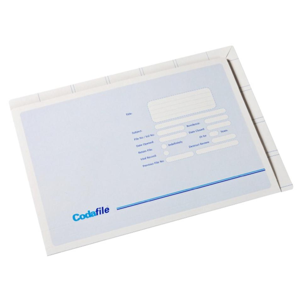 Codafile 156401 Vertical Top/Side Tab File 355 x 235mm for Drawer ...