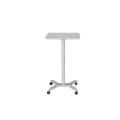 Sylex Helsinki Pedestal Frame Table White | Winc