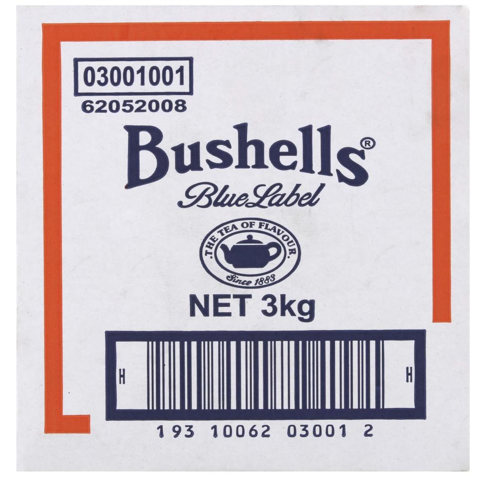 Bushells Blue Label Black Loose Leaf Tea Carton 3kg | Winc