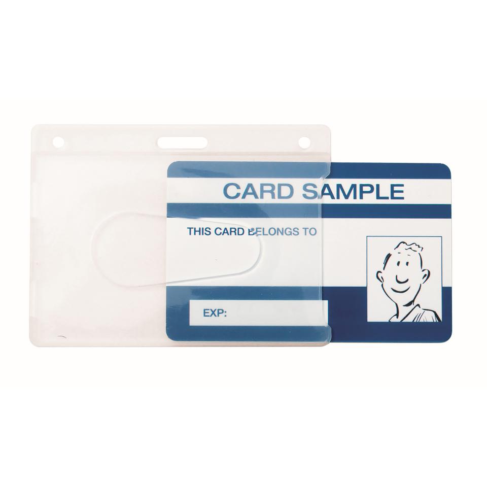 Kevron ID Card Holder 86 x 54 mm Clear Bag 25 | Winc