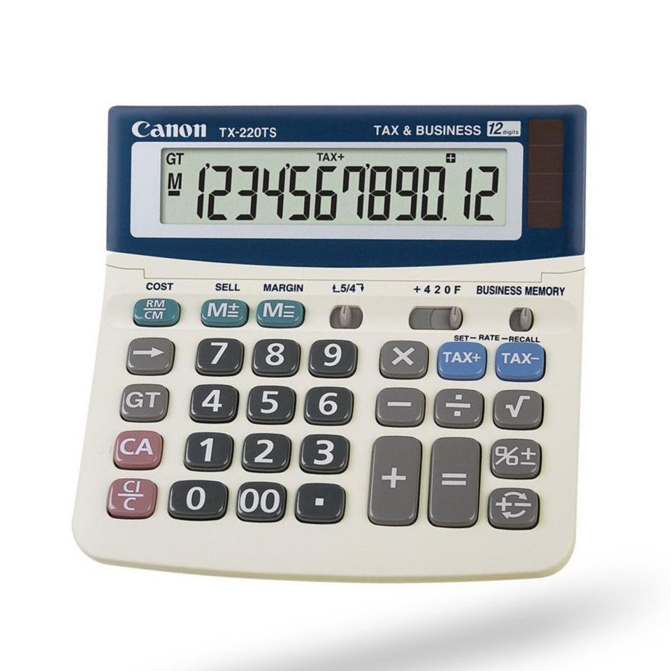 Canon TX-220TS Large Business Desktop Calculator | Winc