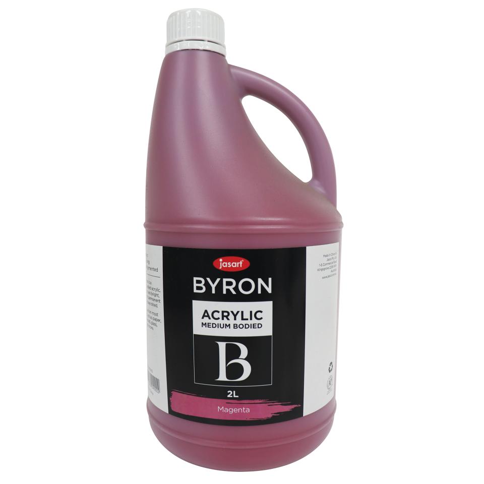Jasart Byron Acrylic Paint 2L Magenta | Winc