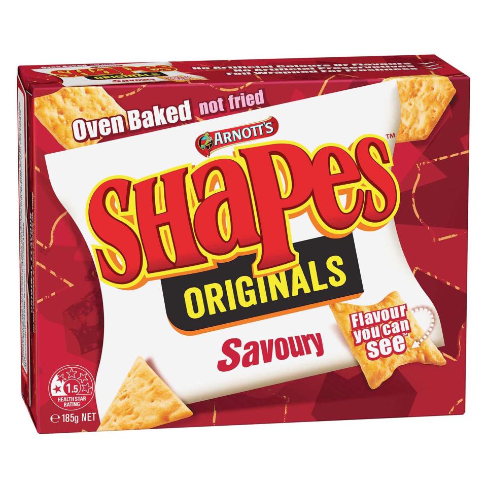 Arnotts Shapes Original Savoury 185g | Winc
