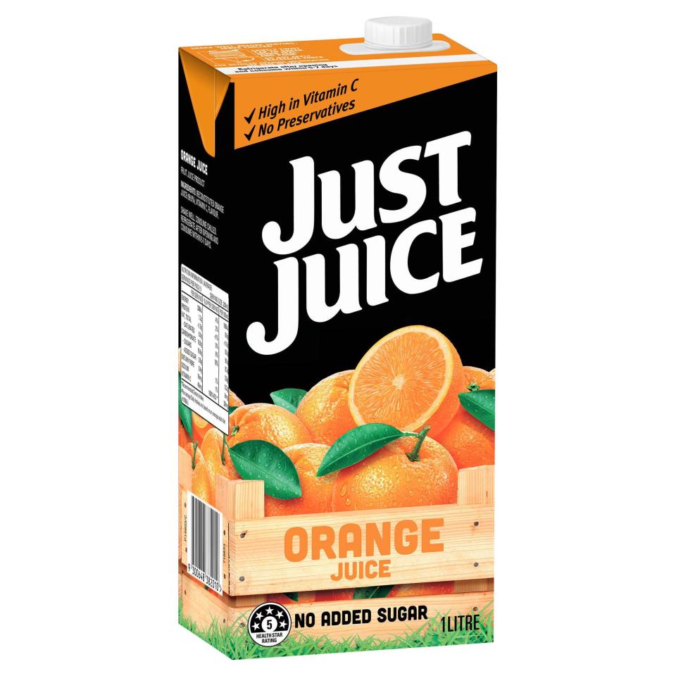 Just Juice Orange Juice 1 Litre Carton 12 | Winc