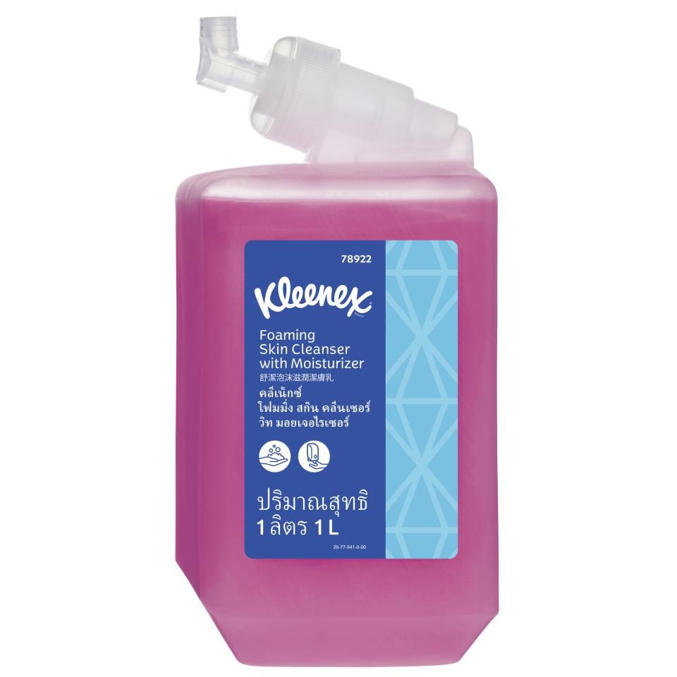 Kleenex 78922 Foaming Skin Cleanser with Moisturizer 1L | Winc