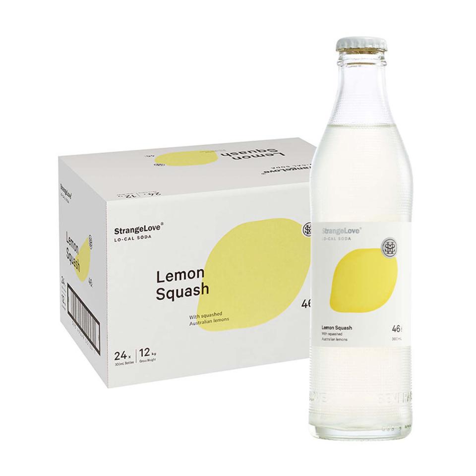 Strangelove Lemon Squash Lo-call Soda 300ml Carton 24 | Winc